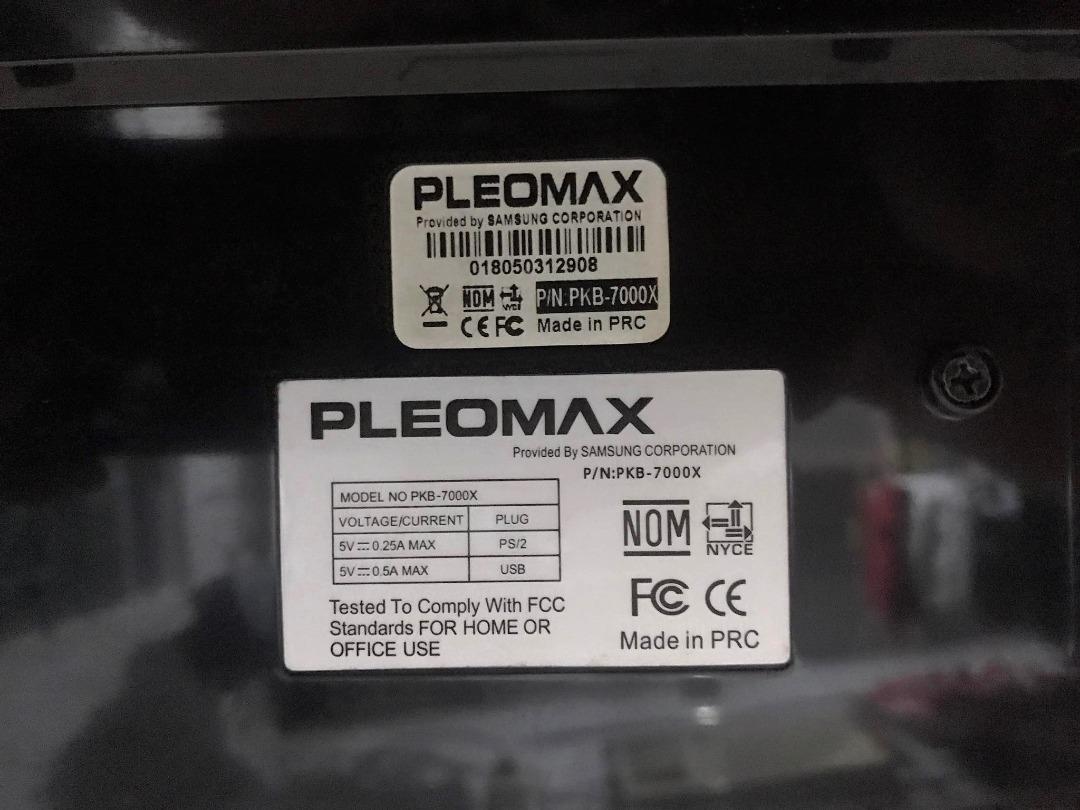 Pleomax Wired Keyboard, Computers & Tech, Parts & Accessories, Computer ...