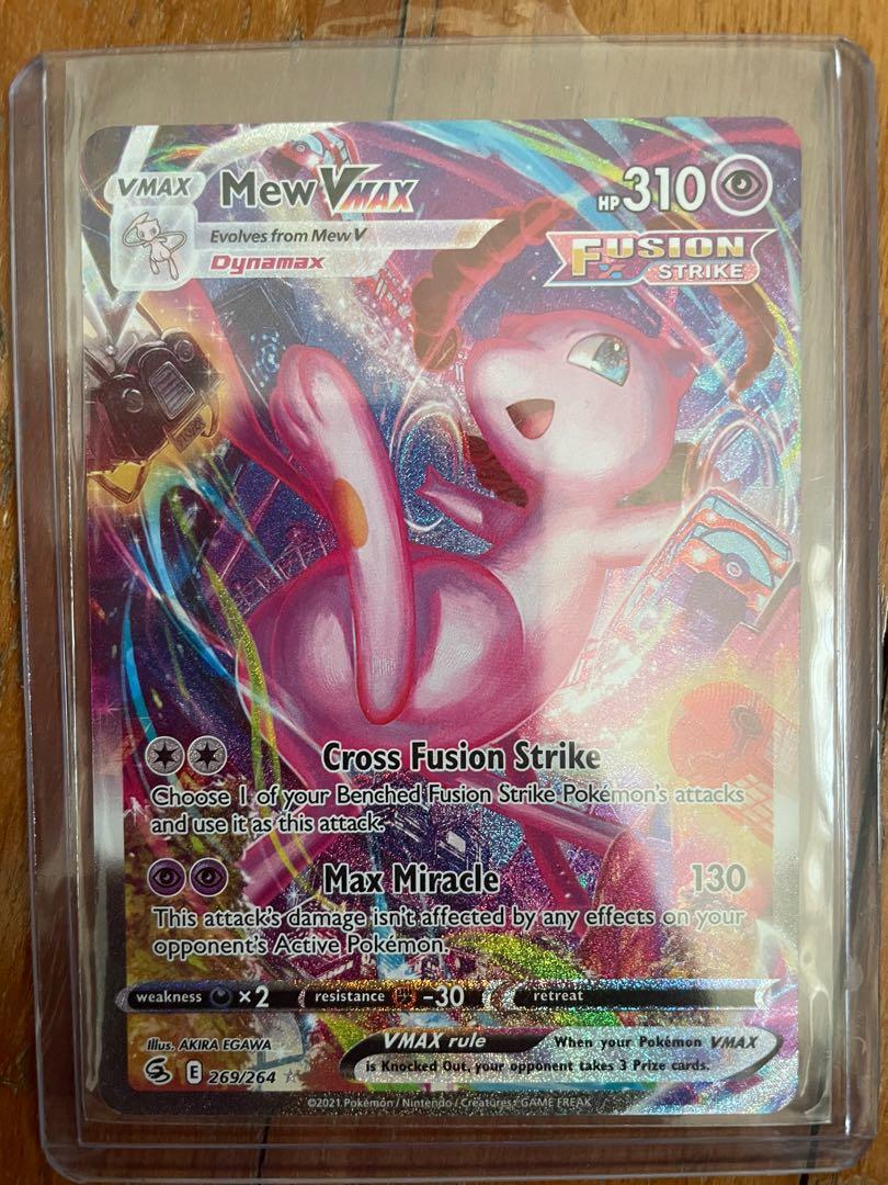 POKEMON FUSION STRIKE - Mew Vmax AA, Hobbies & Toys, Toys & Games on ...