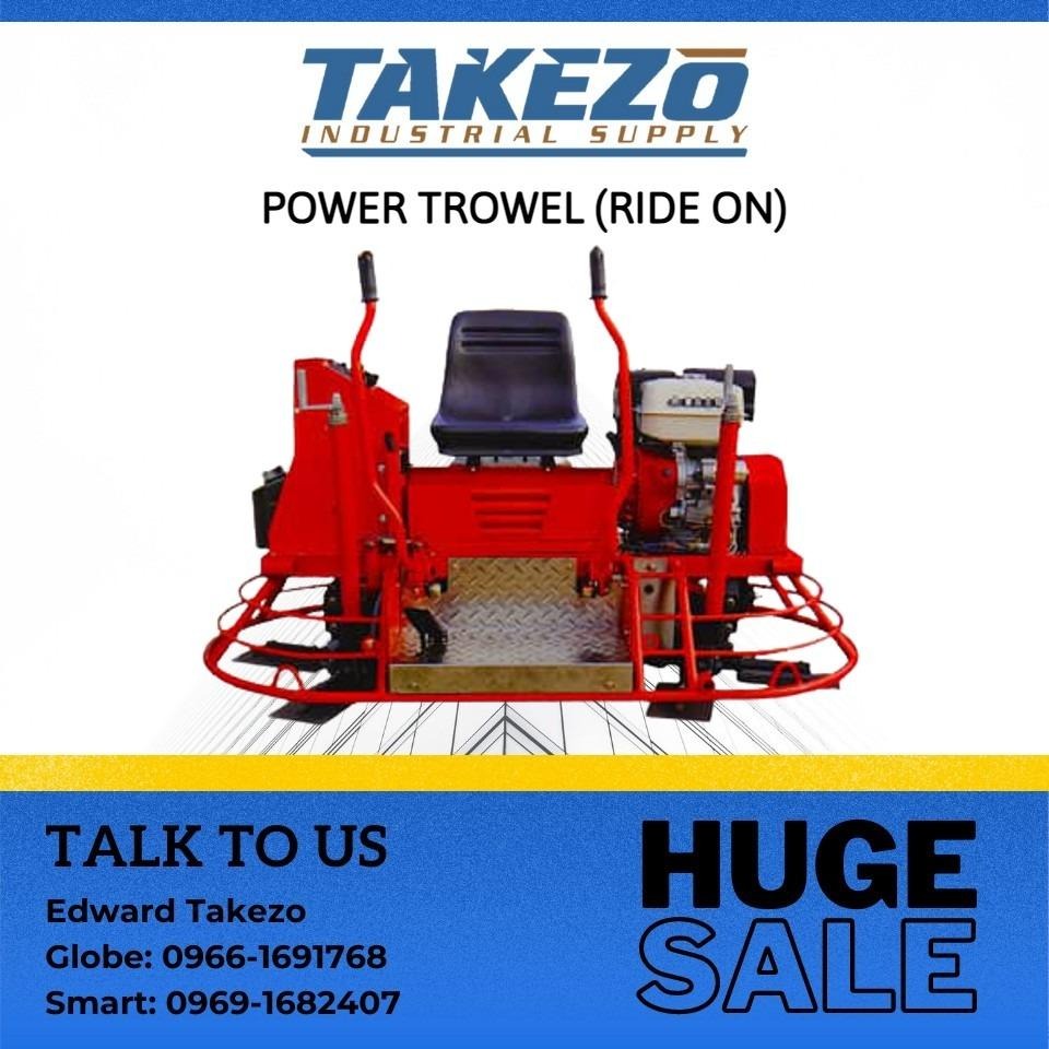 Power Trowel (Ride On), Commercial & Industrial, Industrial Equipment ...