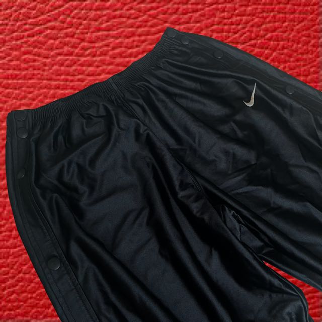 retro black nike popper pants, Women's Fashion, Bottoms, Other Bottoms ...
