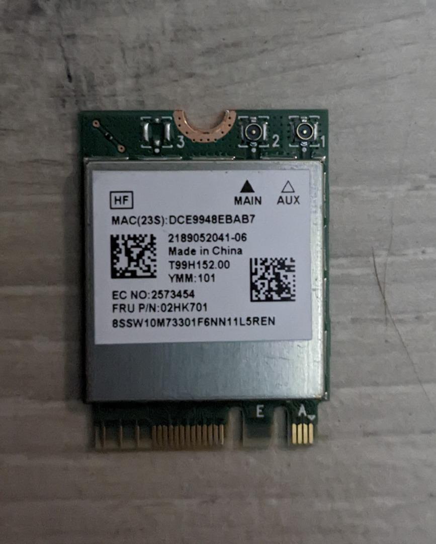 RTL8821CE, Realtek PCIe M.2 Wifi LAN, 電腦＆科技, 電腦周邊及配件, Wifi及上網相關產品 ...