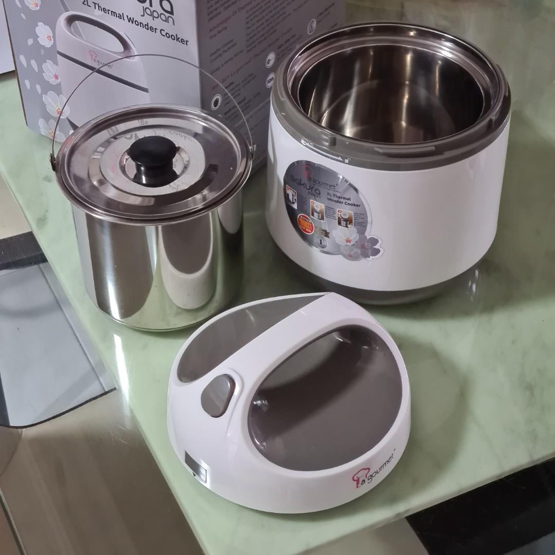 Sakura Japan 2L Thermal Wonder Cooker, TV & Home Appliances, Kitchen ...