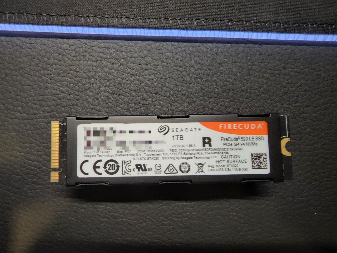 Seagate FireCuda 520 SSD 1TB Cyberpunk 2077 Limited EDITION, Computers ...