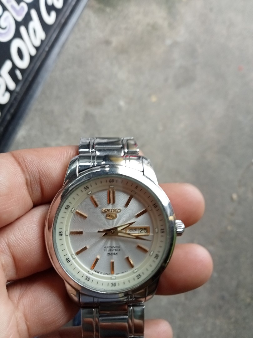 Seiko5 sports large size, Men's Fashion, Watches & Accessories, Watches ...