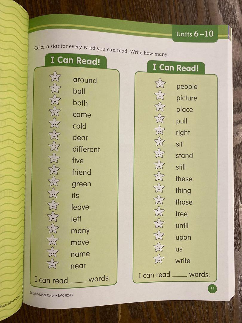 Sight Words & High-Frequency Words (Grade 1-2) Book 2, 興趣及遊戲, 書本 & 文具 ...