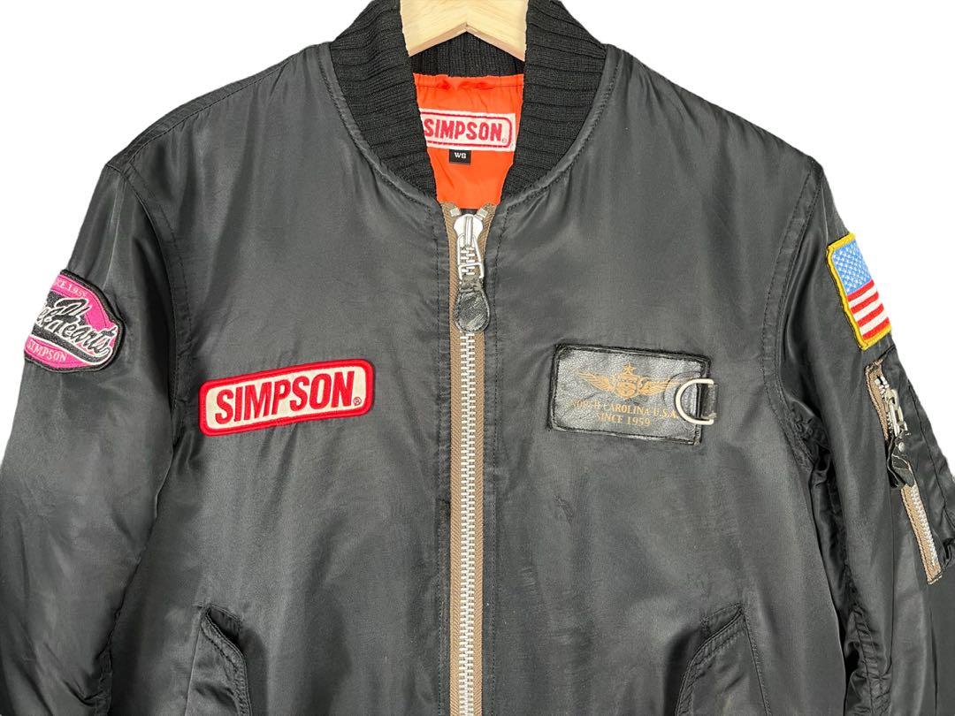 Simpson Bomber Motorcycle Jacket, Men's Fashion, Coats, Jackets and ...