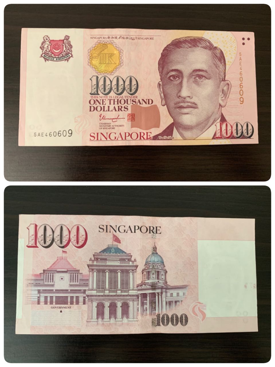Singapore $1000 Note, Hobbies & Toys, Memorabilia & Collectibles ...