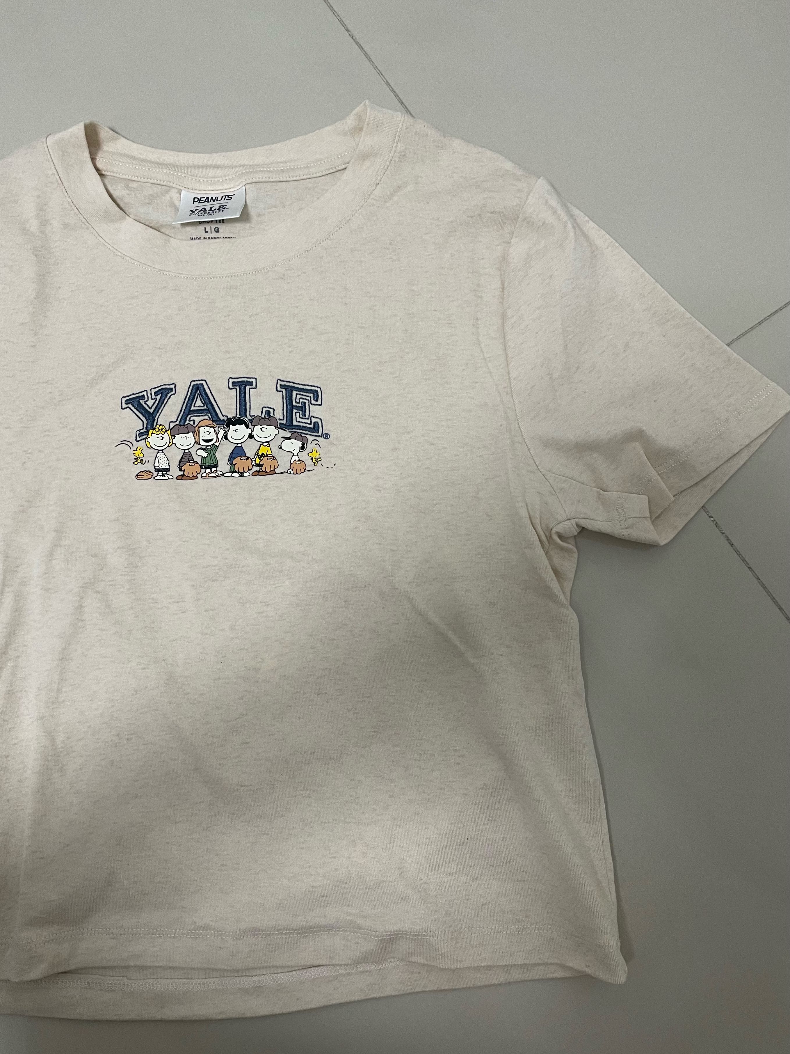snoopy yale cotton on tee, Women's Fashion, Tops, Shirts on Carousell