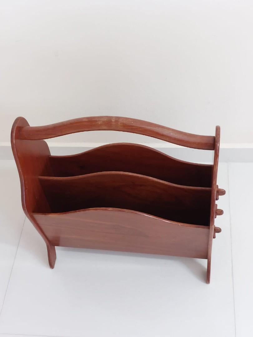 Solid Wood Magazine holder, Furniture & Home Living, Furniture, Other ...