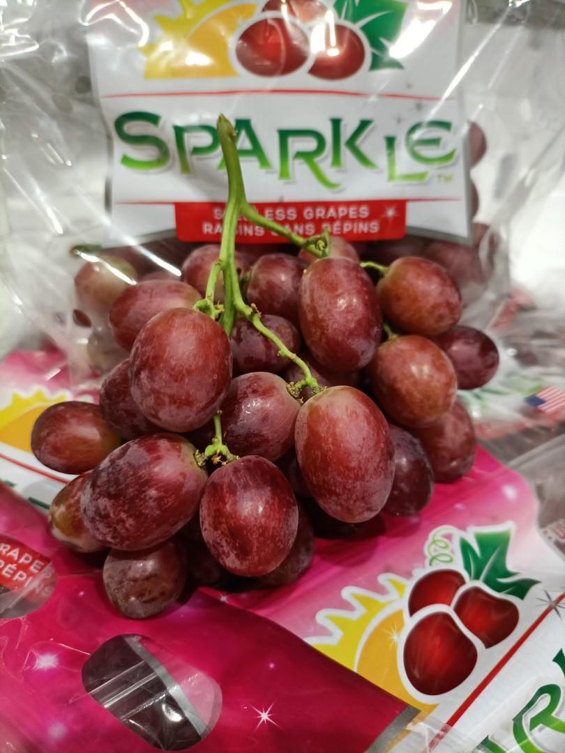 SPARKLE Red Seedless Grapes, Food & Drinks, Fresh Produce on Carousell