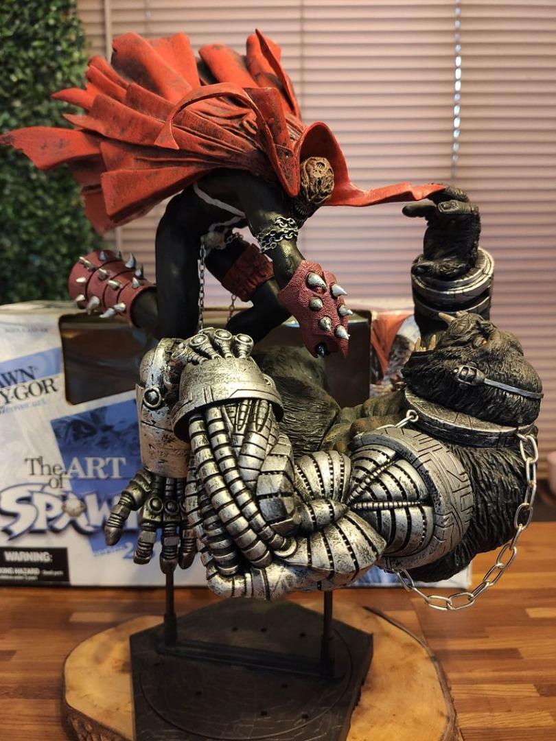 Spawn VS Cygor Deluxed Set by Mcfarlane!, Hobbies & Toys, Toys & Games ...