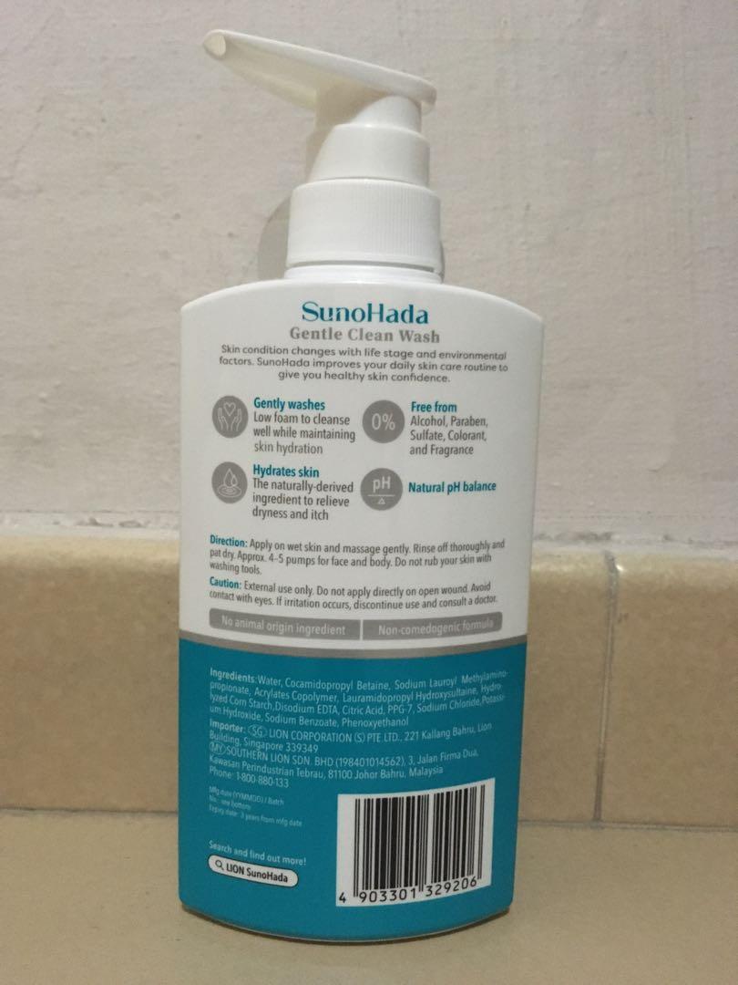 Sunohada / Suno Hada Gentle Clean Wash 500ml (Brand New), Beauty ...