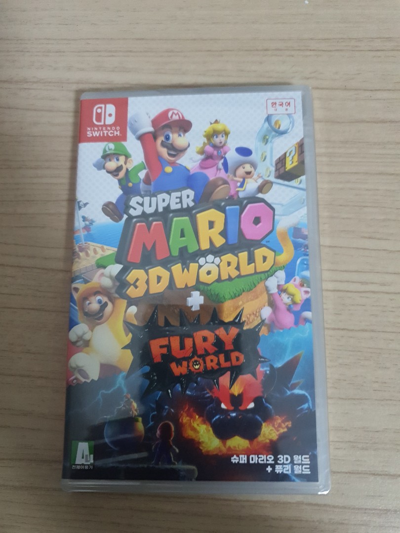 Super Mario 3D World + Fury World (Sealed), Video Gaming, Video Games ...