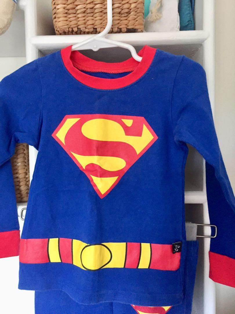 Superman sleep wear, Babies & Kids, Babies & Kids Fashion on Carousell