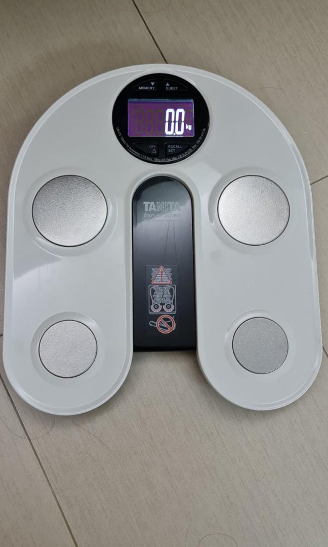 Tanita Body Fat Scale Health And Nutrition Health Monitors And Weighing Scales On Carousell