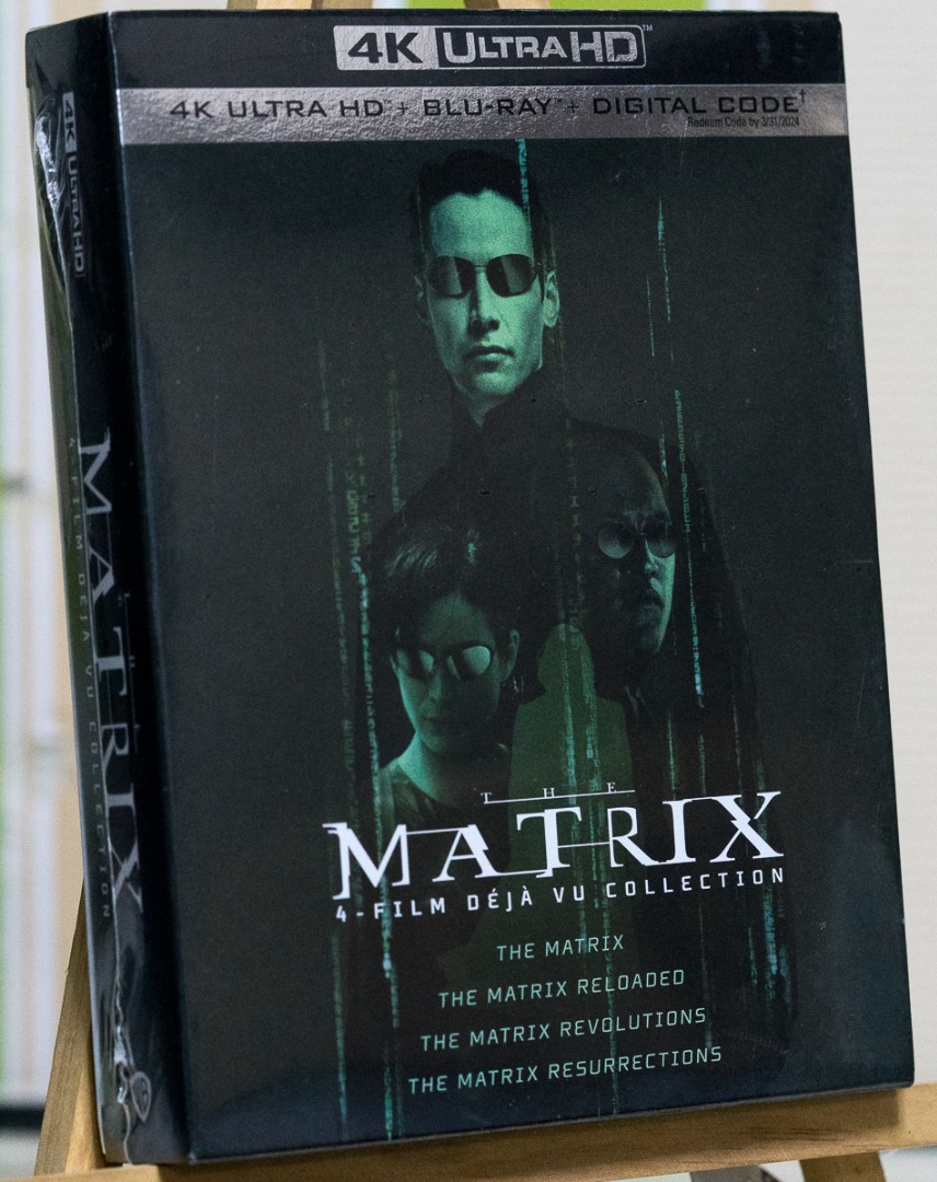 The Matrix 4-Film Deja Vu Collection 4K Blu-ray, Hobbies & Toys, Music ...