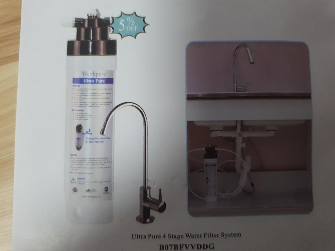 Ultra Pure Water Filtration System, TV & Home Appliances, Kitchen ...