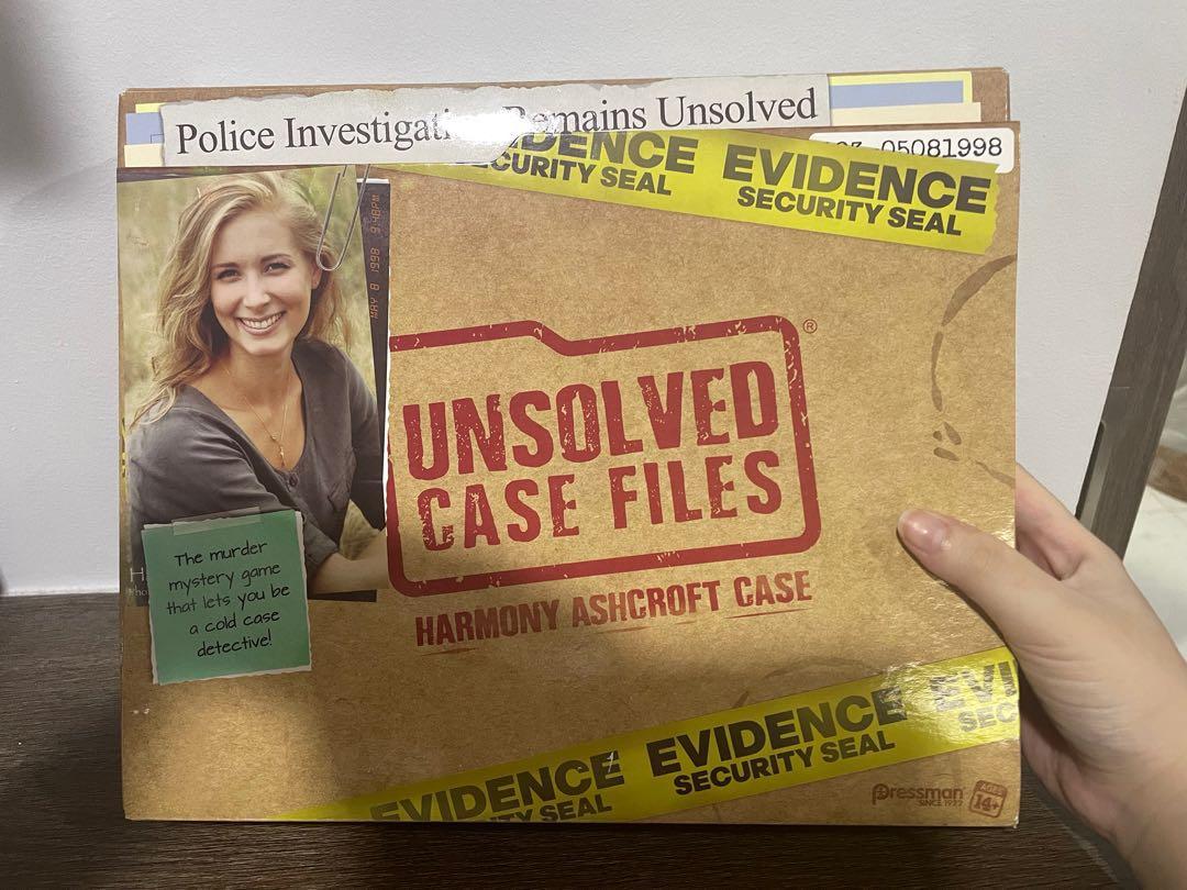Unsolved case files - Harmony Ashcroft, Hobbies & Toys, Toys & Games on ...