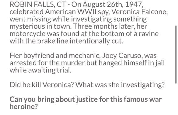 Unsolved case files - Veronica Falcone, Hobbies & Toys, Toys & Games on ...