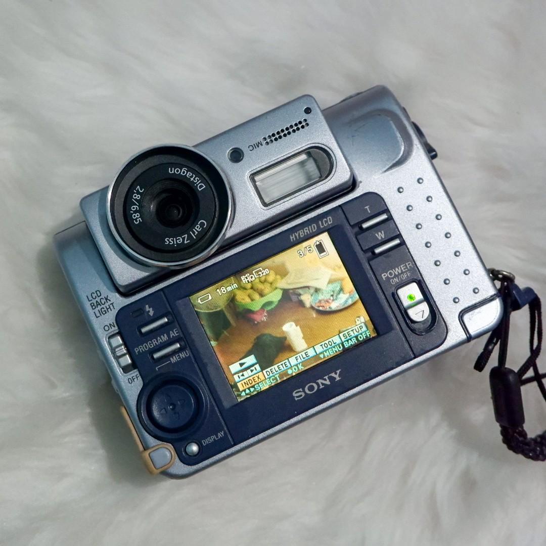 Very Rare Sony Cybershot DSC-F55DX Digital Camera (Blue), Photography ...