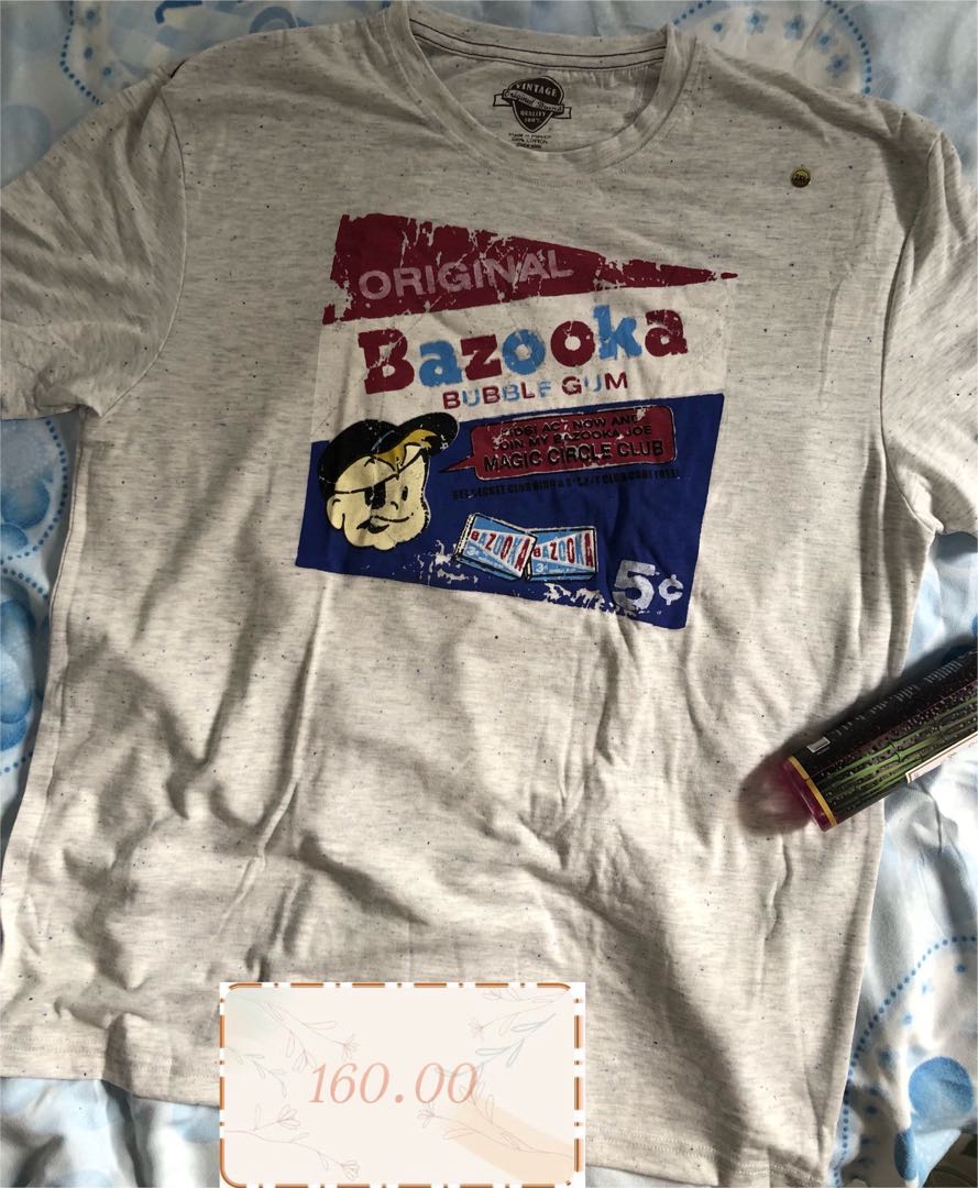 Vintage Bazooka, Women's Fashion, Tops, Shirts on Carousell