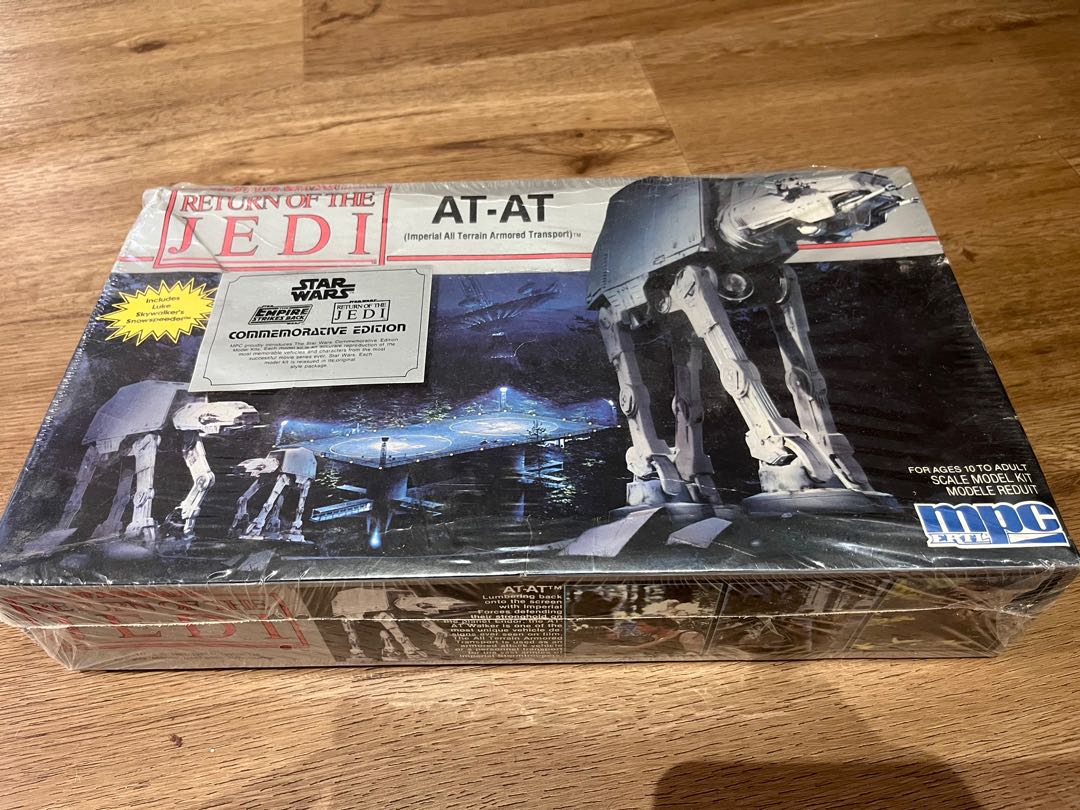 Vintage Model Kit MPC AT-AT ROTJ, Hobbies & Toys, Toys & Games on Carousell
