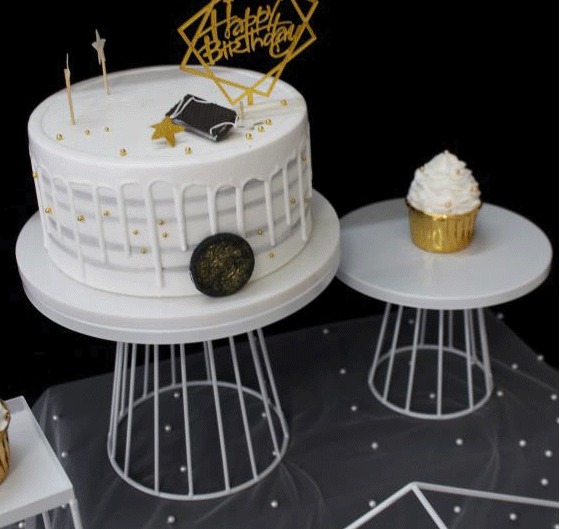 White Cake Stand | Party Supplies | Birthday Party Display Stand ...