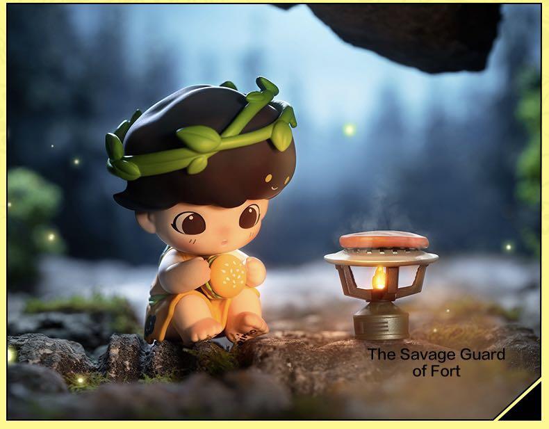 WTS/WTT POPMART Dimoo Time Roaming series Savage Guard of Fort, Hobbies ...