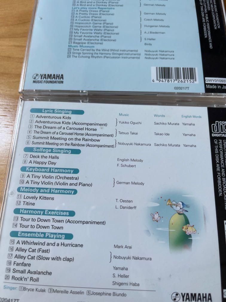 Yamaha Music School - JXC - Repertoire 2 + Solfège & Ensemble 2 ...