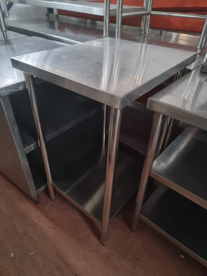 2 Tier Low Table Equipment table Worktable Stainless Steel Used $120 ...