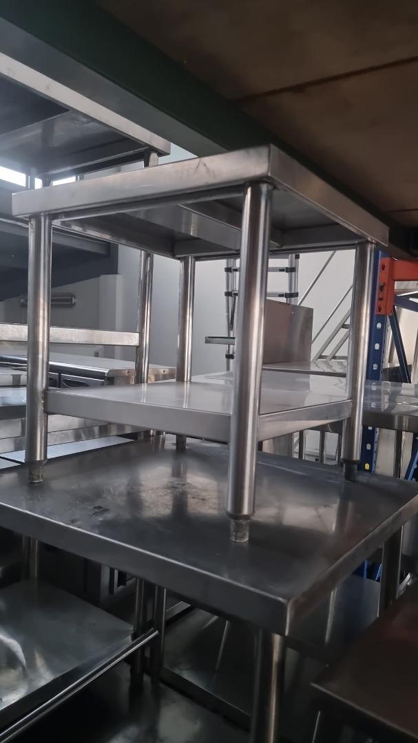 2 Tier Low Table Equipment table Worktable Stainless Steel Used $120 ...