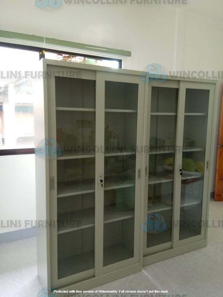 5 Layer Sliding Glass Door Steel Filing Cabinet Furniture And Home 1220
