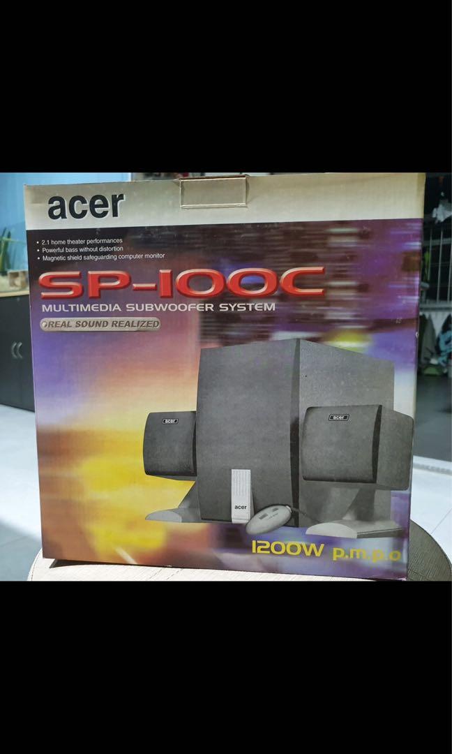 Acer SP 100C Speaker set, Audio, Other Audio Equipment on Carousell