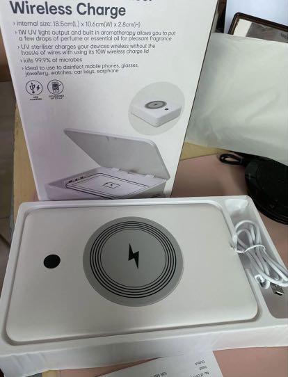 Anko 2 in 1 Wireless Phone charger and UVC sterilizer, Mobile Phones ...