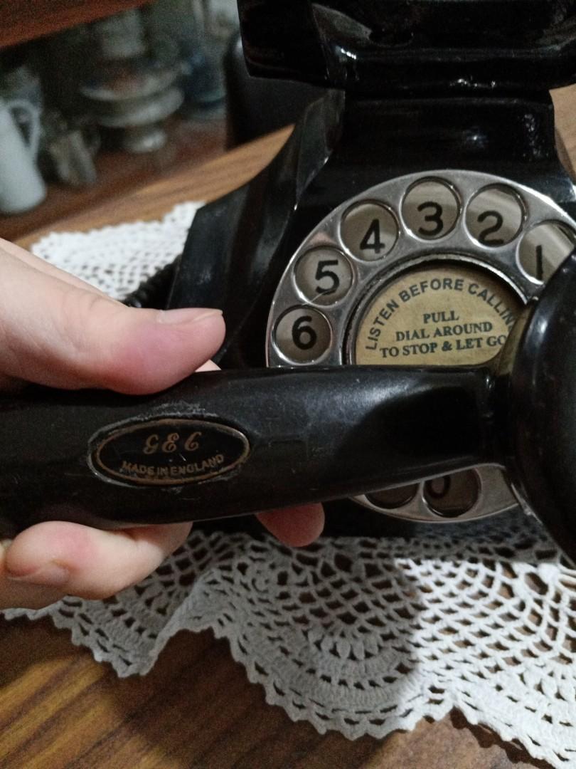 Antique 1930s England GEC Gecophone bakelite telephone, Hobbies & Toys, Memorabilia ...