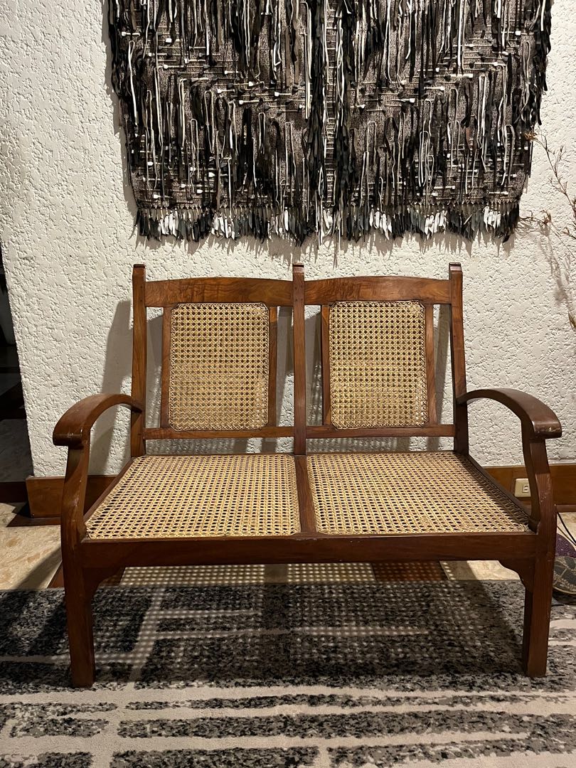 Antique Double Chair solihiya, Furniture & Home Living, Furniture ...