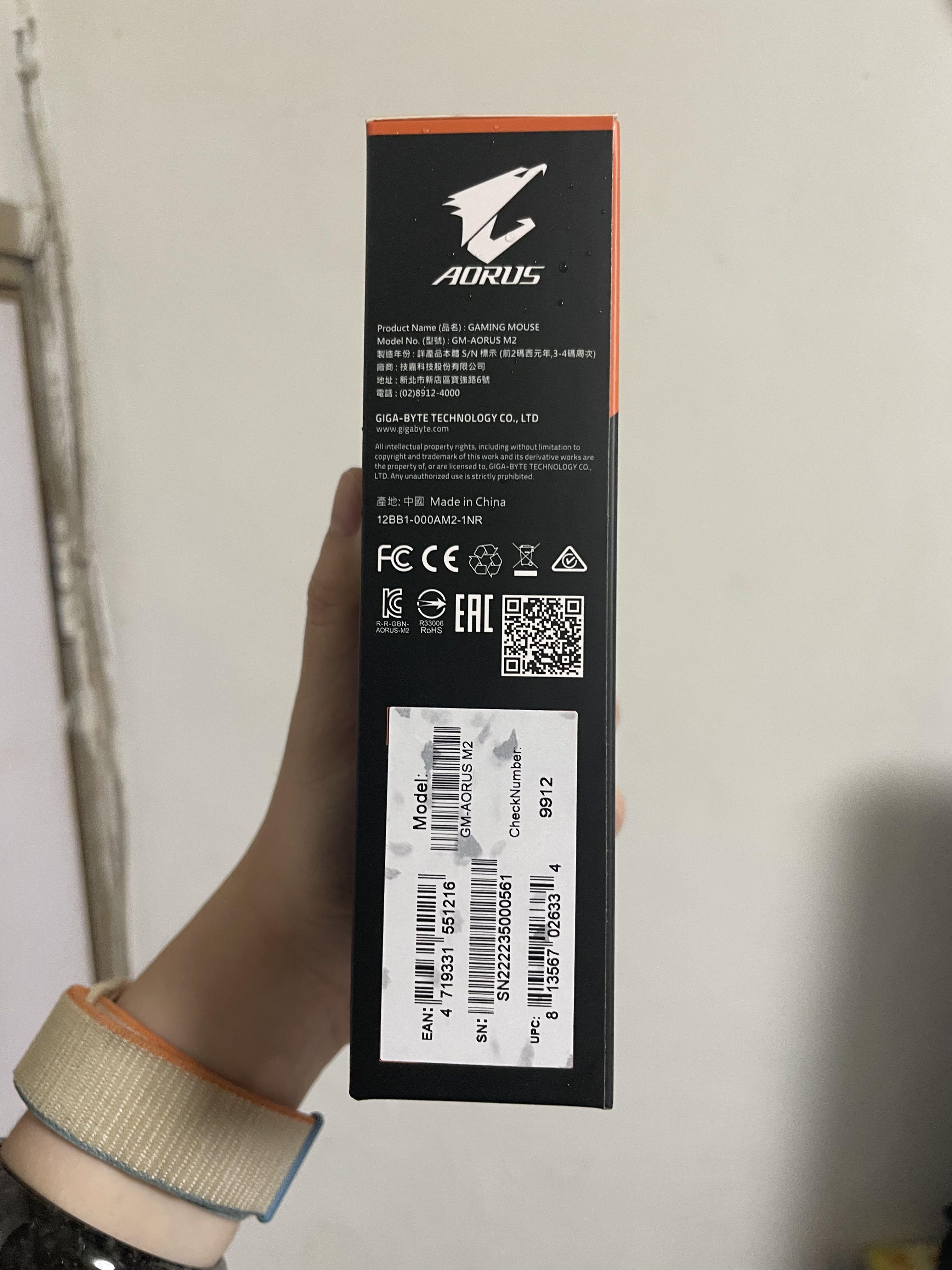 AORUS M2 Mouse, 電腦＆科技, 電腦周邊及配件, 電腦滑鼠及相關產品 - Carousell