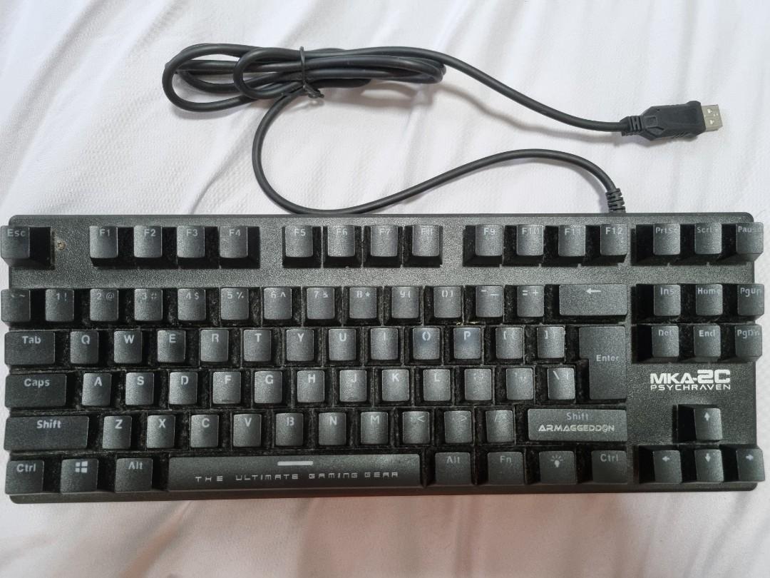 ARMAGGEDDON mechanical KEYBOARD MKA-2C, Computers & Tech, Parts ...