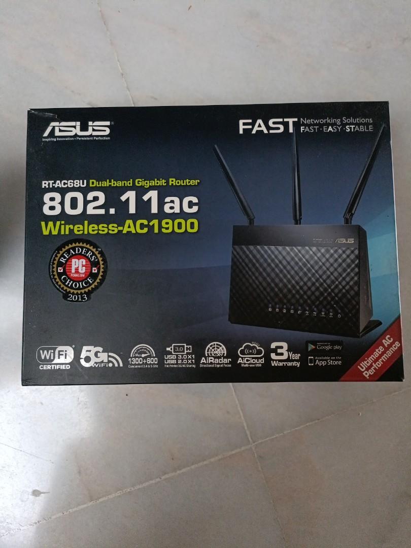 Asus Wireless AC1900 Router, Computers & Tech, Parts & Accessories ...