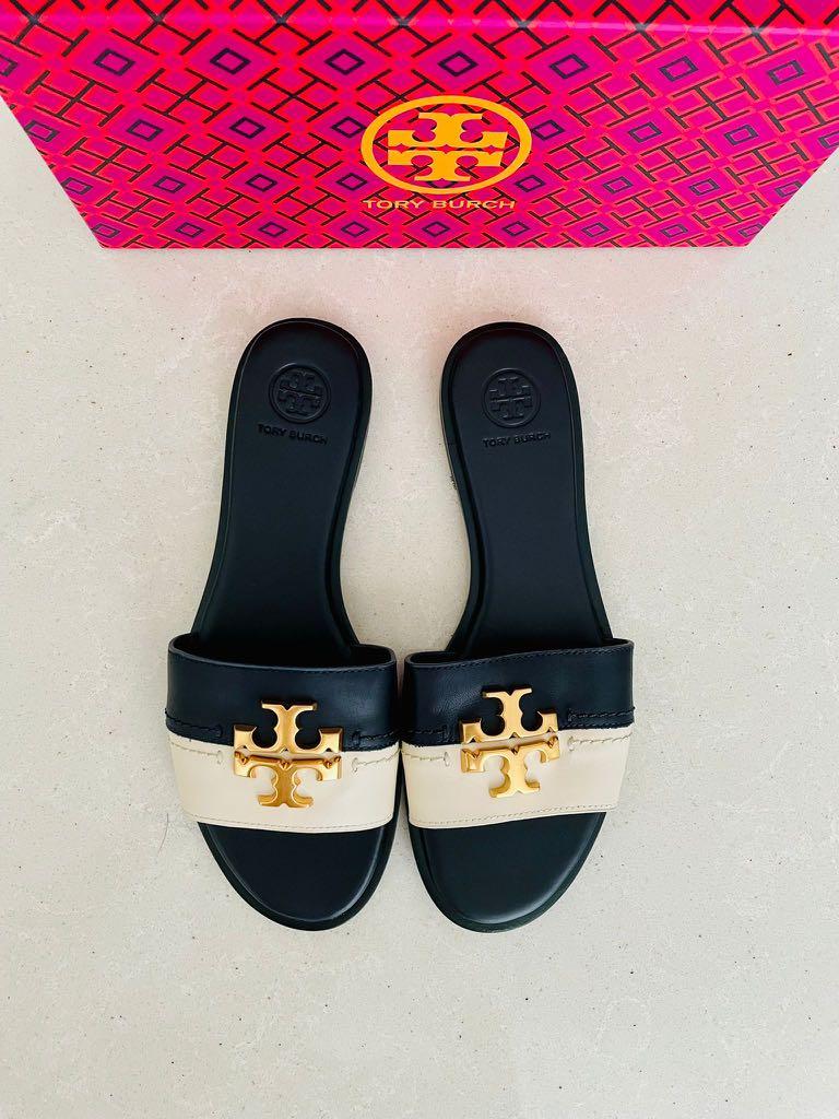 Authentic BN Tory Burch Everly Slide, Women's Fashion, Footwear ...