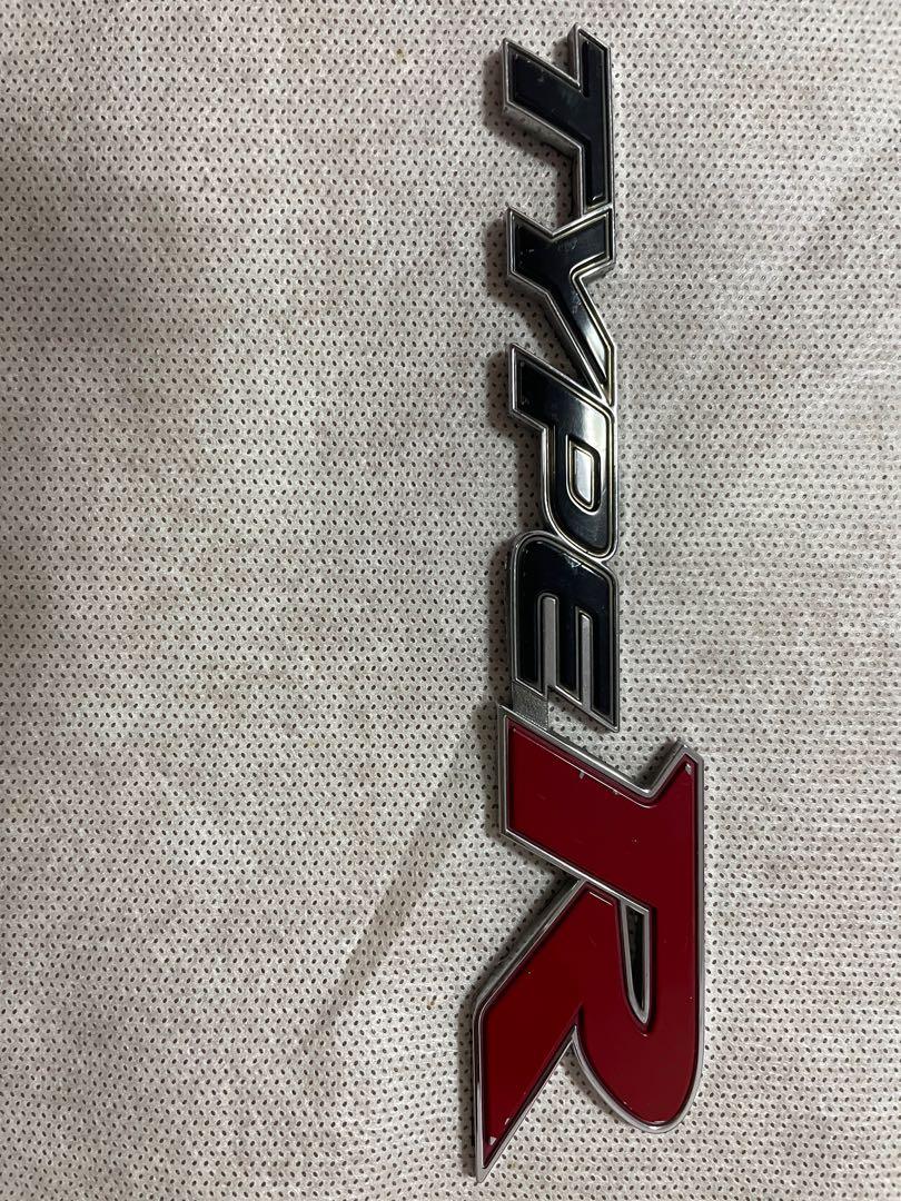 Authentic Civic FD2R TypeR Badge, Car Accessories, Accessories on Carousell