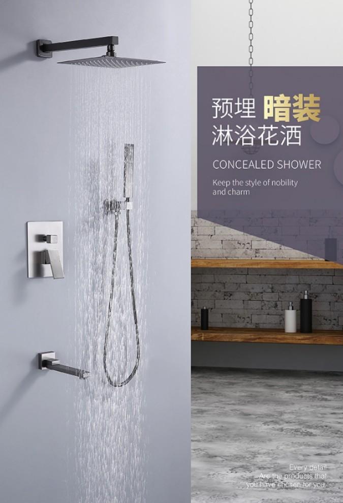 Authentic Kohler Complete Concealed Shower Set, Furniture & Home Living ...