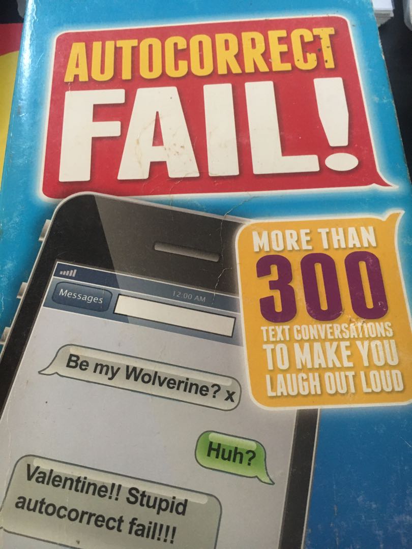 Autocorrect fails, Hobbies & Toys, Books & Magazines, Fiction & Non ...