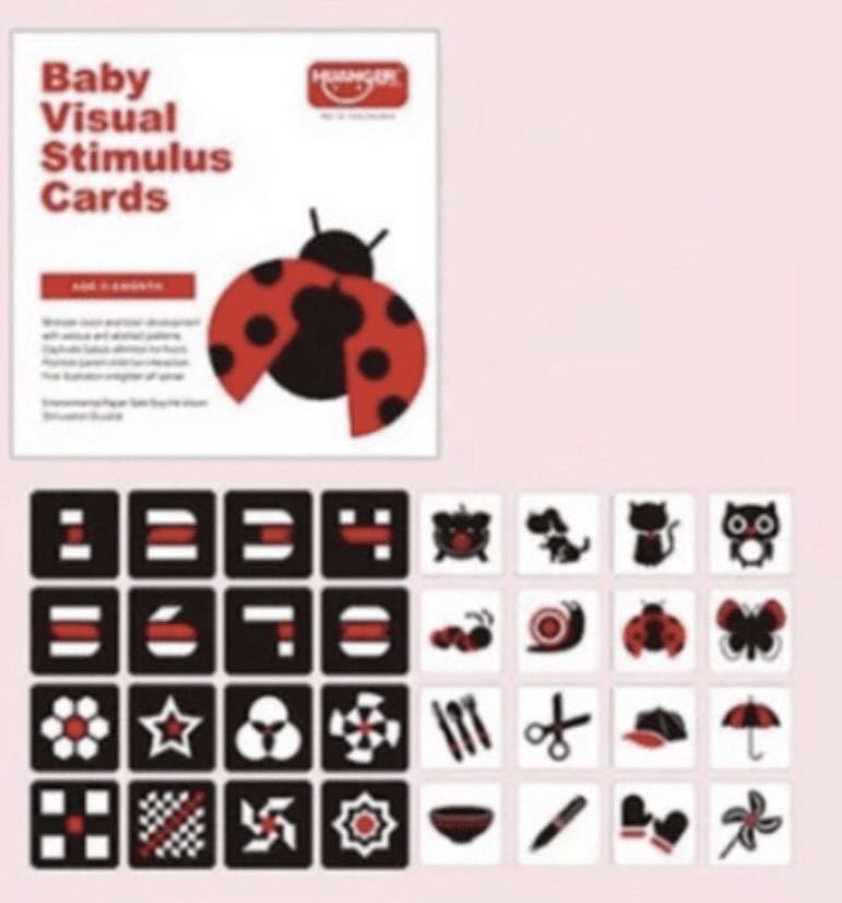 Baby Visual Stimulus Cards, Babies & Kids, Infant Playtime on Carousell