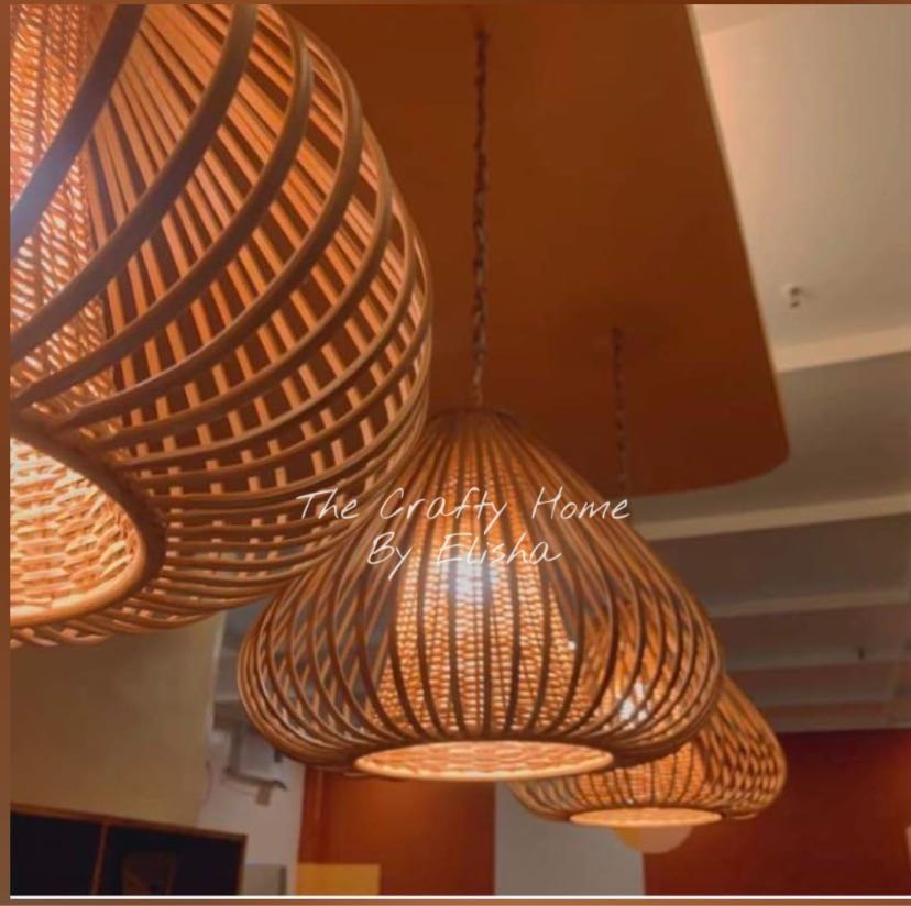 BAMBOO PENDANT LIGHT/RATTAN PENDANT LIGHT/NATIVE PENDANT LIGHT ...