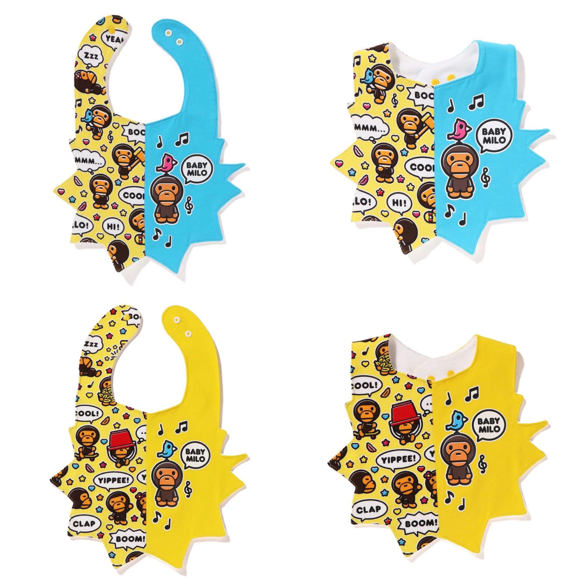 BAPE SPEECH BALLOON BABY MILO BIB, Babies & Kids, Babies & Kids Fashion ...