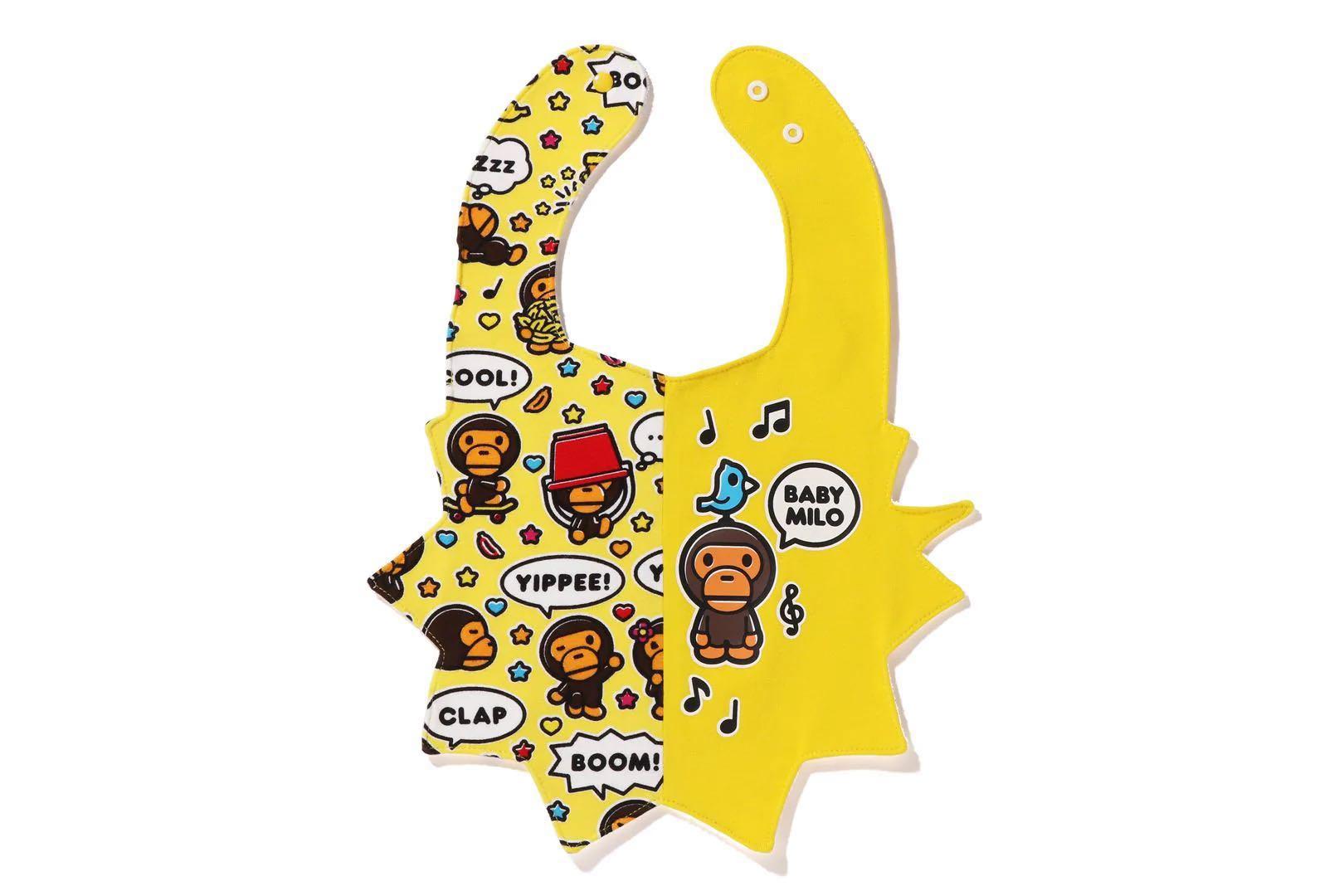 BAPE SPEECH BALLOON BABY MILO BIB, Babies & Kids, Babies & Kids Fashion ...