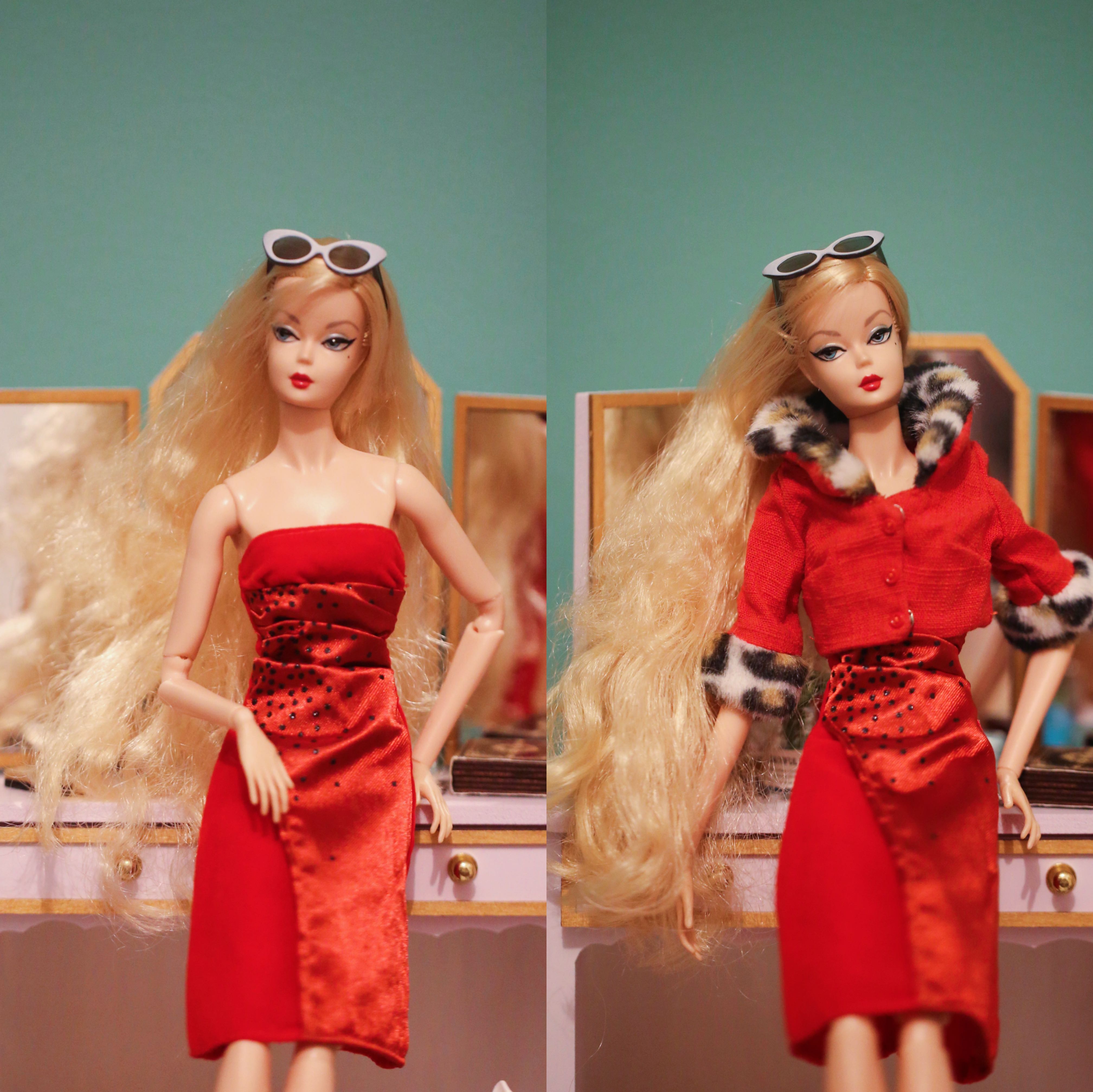 barbie doll clothes - red jacket set, Hobbies & Toys, Toys & Games on ...