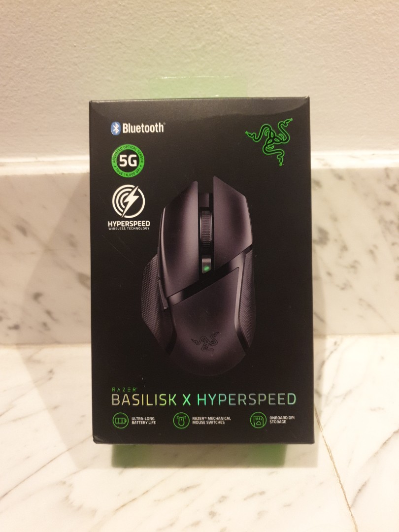 Basilisk X Hyperspeed Razer (wireless gaming mouse), Computers & Tech ...