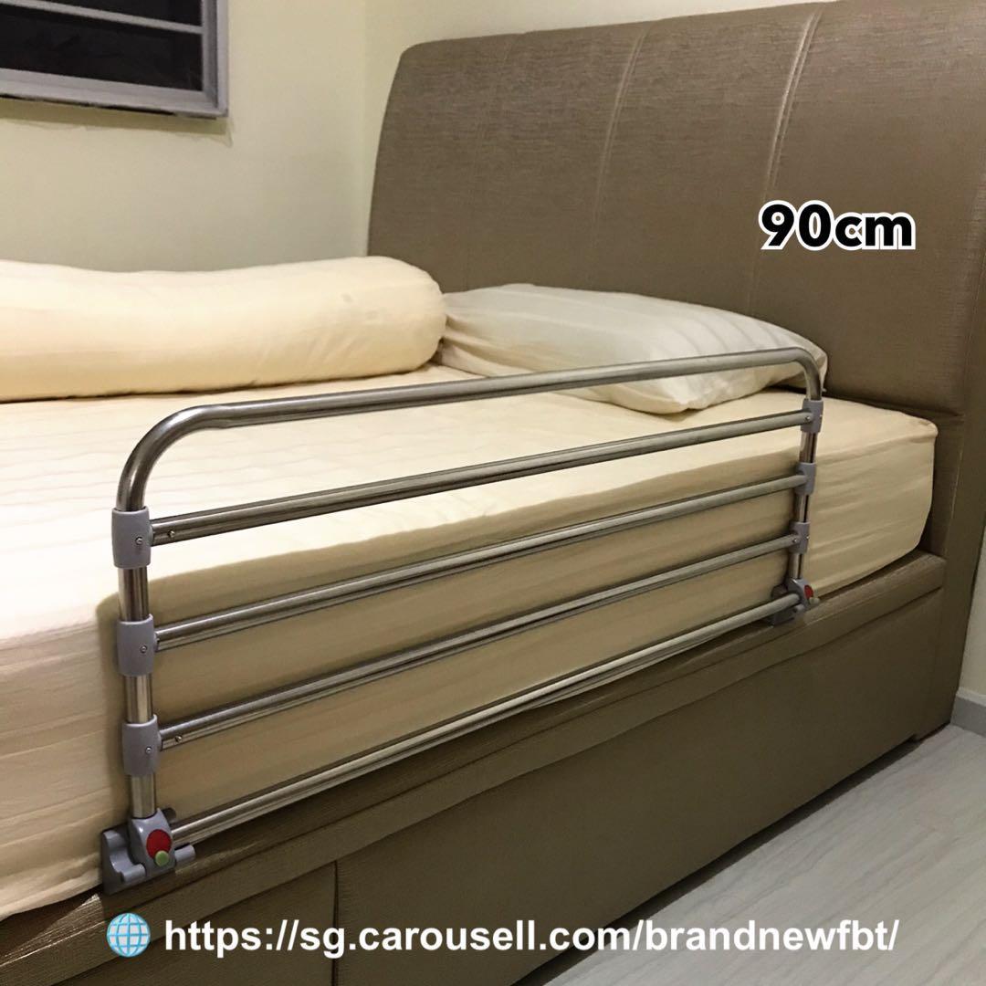 Bed rail 90cm bed guard elderly patient foldable up and down, Health ...